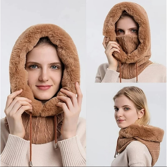 Accessories | Fitted Womens Scarf Cap Khaki Os | Poshmark
